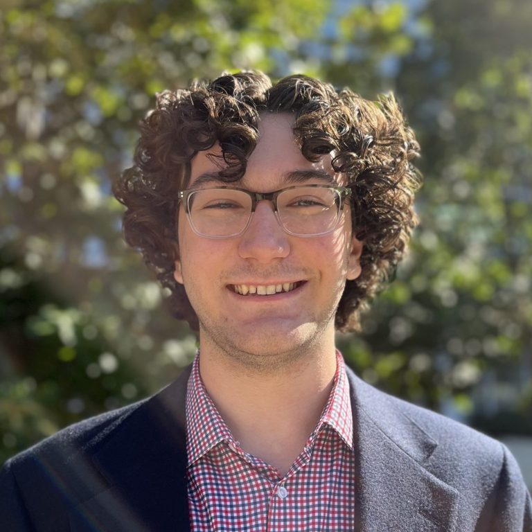 Peter Fatzinger presents at the ISG Summer Research Symposium. | Erceg Lab